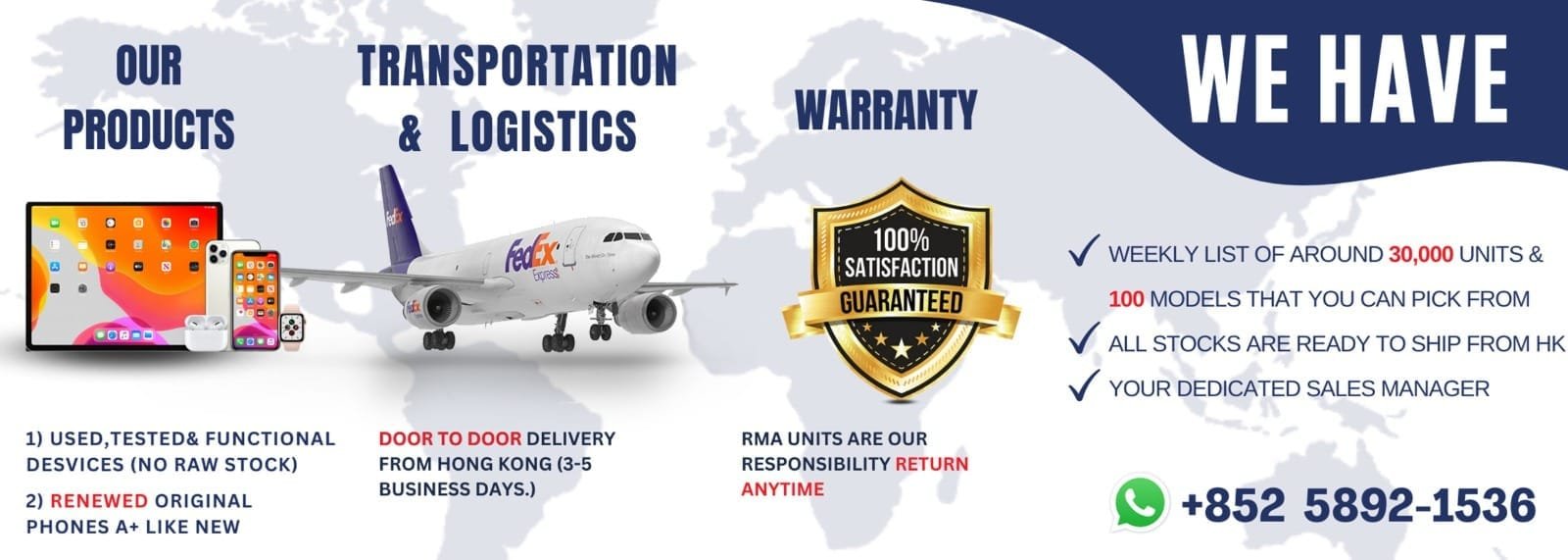 Used Unlocked iPhones for Sale - HK Refurbished Stock